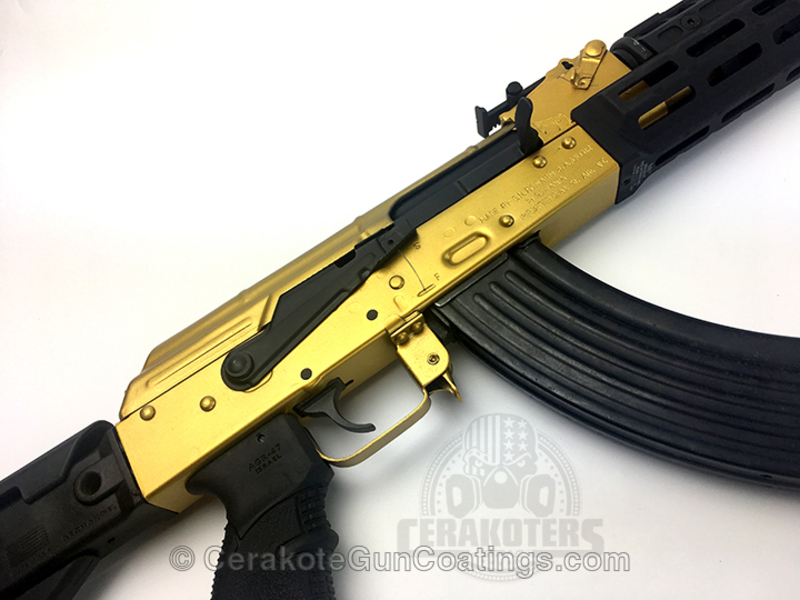 H-122 Gold and H-153 Shimmer Gold by STEVE METCALF | Cerakote