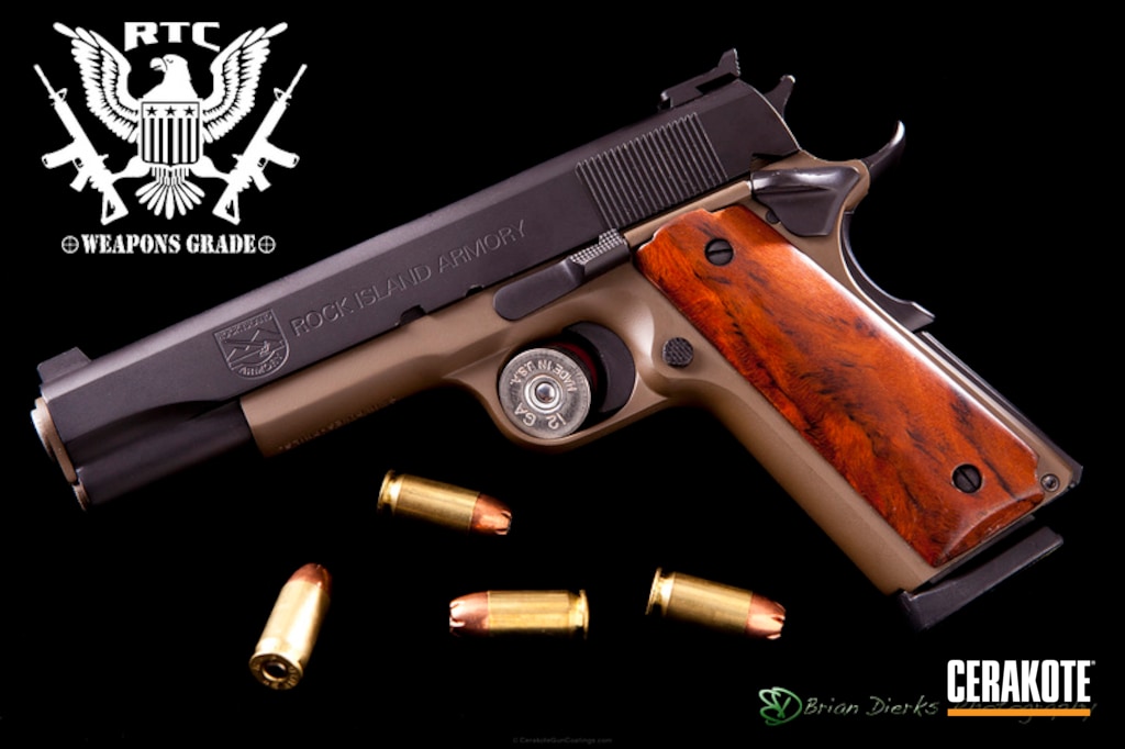 H 146 Graphite Black And H 226 Patriot Brown By Joe 761 8205 Cerakote