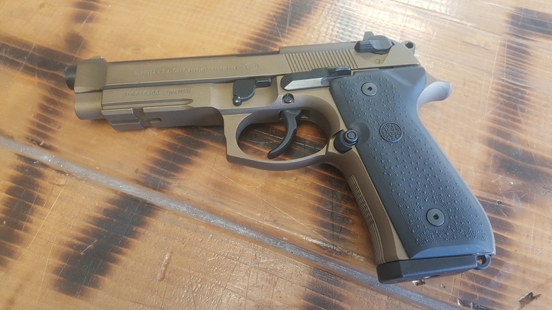 H-148 Burnt Bronze and H-146 Graphite Black by BRANDON HAAS | Cerakote