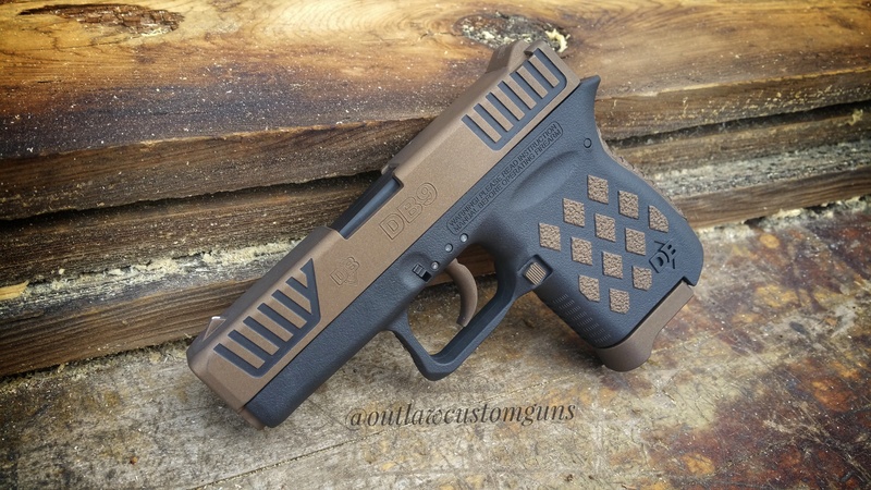H-146 Graphite Black and H-148 Burnt Bronze by PATRICK HENRIE | Cerakote