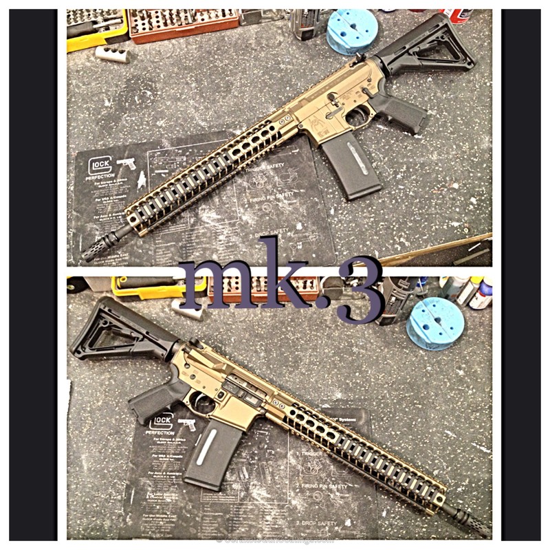 H-146 Graphite Black and H-148 Burnt Bronze by KEVIN HERMANSON | Cerakote