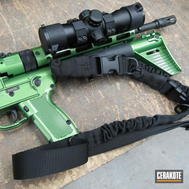 H 190 Armor Black With H 168 Zombie Green By Spectrum Coatings