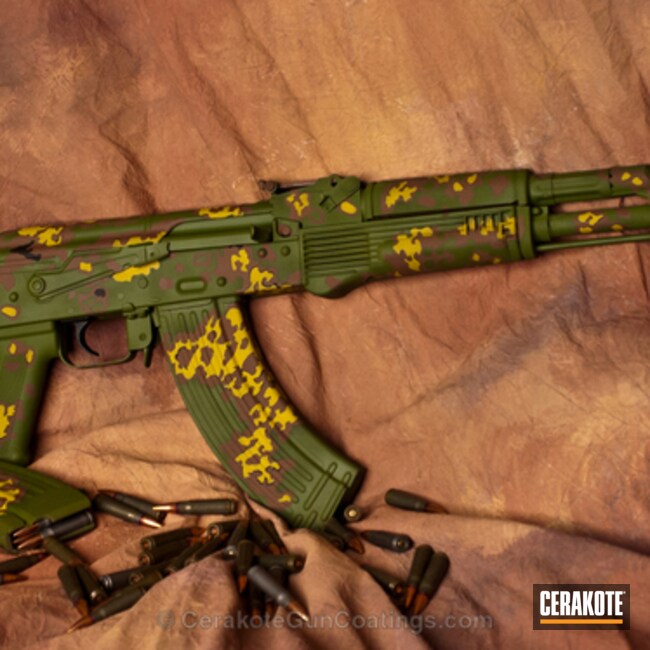 H-200 Highland Green with H-212 Federal Brown and H-144 Corvette Yellow ...