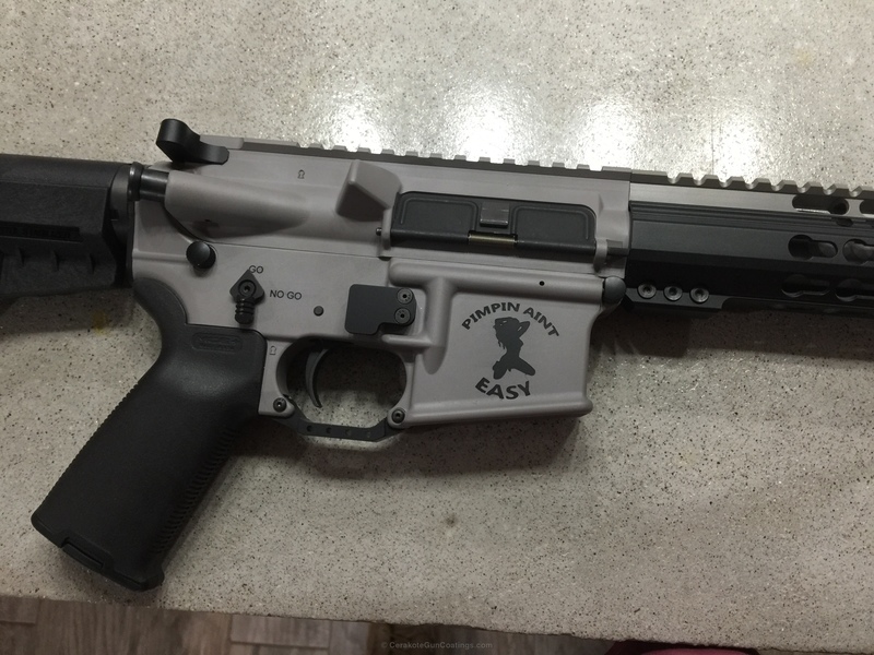 H-139 Steel Grey and H-190 Armor Black by WEB USER | Cerakote