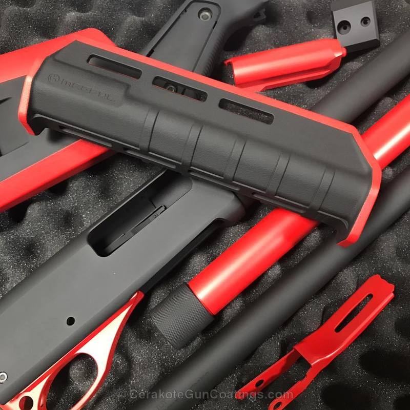 H-167 USMC Red with H-190 Armor Black by WEB USER | Cerakote