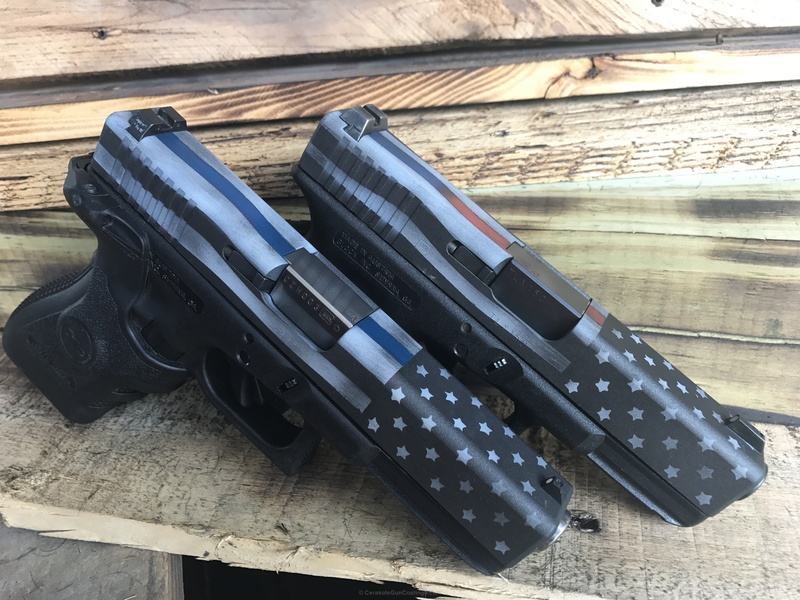H-234 Sniper Grey with H-219 Gun Metal Grey, H-216 Smith & Wesson Red ...