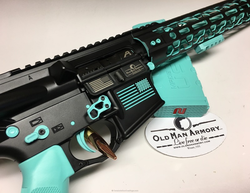 H-175 Robin's Egg Blue and H-146 Graphite Black by WEB USER | Cerakote