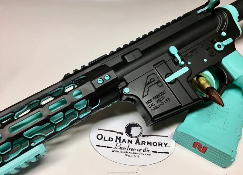 H-175 Robin's Egg Blue and H-146 Graphite Black by WEB USER | Cerakote