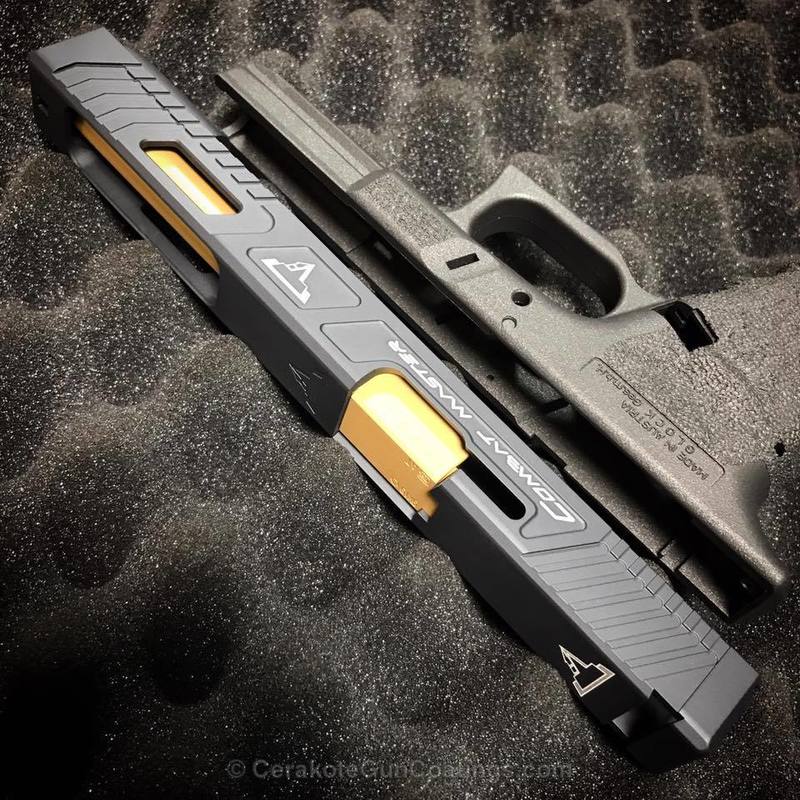 H-112 Cobalt with H-210 Sig Dark Grey, H-122 Gold and H-190 Armor Black ...