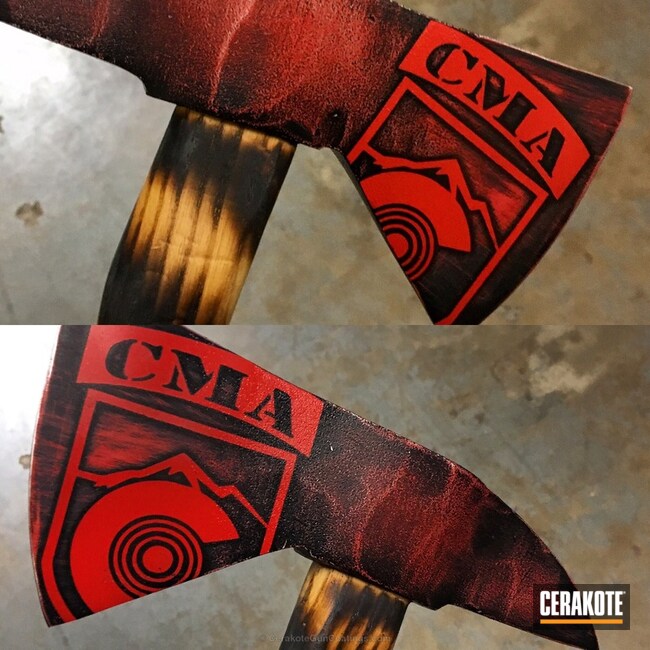 H 146 Graphite Black And H 167 Usmc Red By Scott Klinger Cerakote