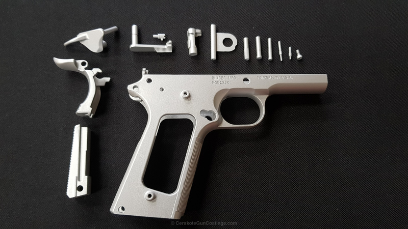H-190 Armor Black and H-151 Satin Aluminum by MARK TWITTEY | Cerakote