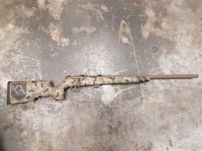 Save Arms Bolt Action Rifle done in a Custom Hex Camo by KERE DYCK ...
