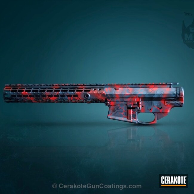 Aero Precision Rifle In A Cerakote Kryptek Camo By David Cerakote