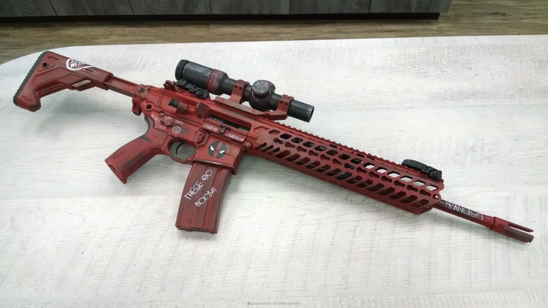 Tactical Rifle Cerakoted in a Custom Finish by JUSTIN MOORES | Cerakote