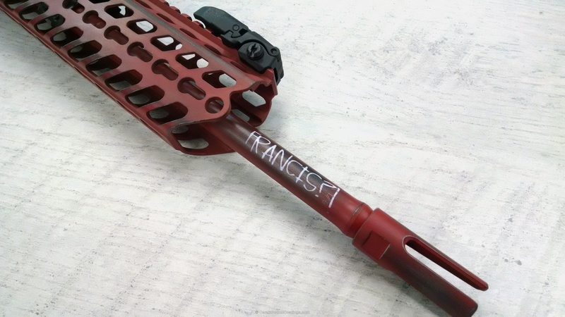 Tactical Rifle Cerakoted in a Custom Finish by JUSTIN MOORES | Cerakote