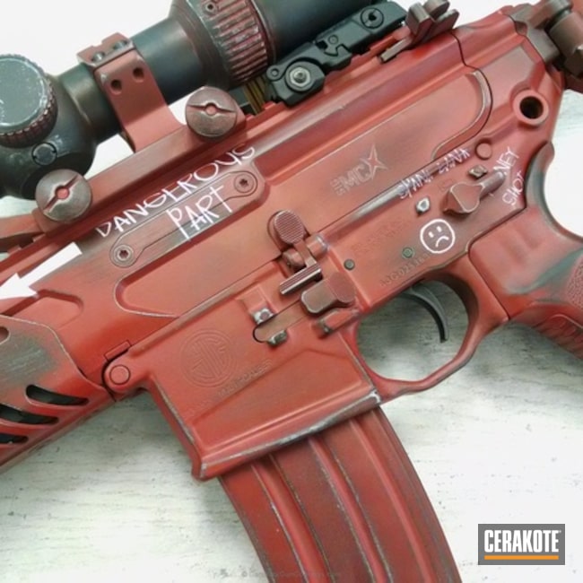 Tactical Rifle Cerakoted in a Custom Finish by JUSTIN MOORES | Cerakote