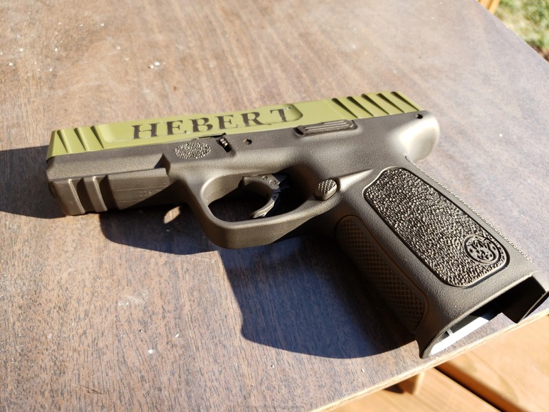 Midnight Bronze Grip and Barrel, Bazooka Green Slide with Midnight ...
