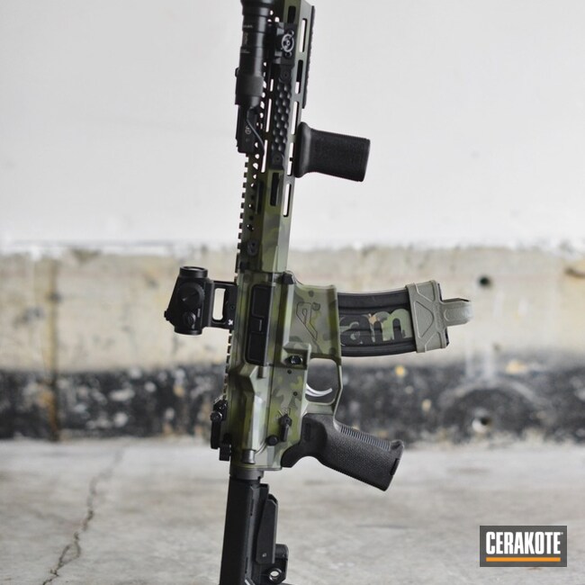 Aero Precision Rifle Build in MAD Land MultiCam by DAVID | Cerakote