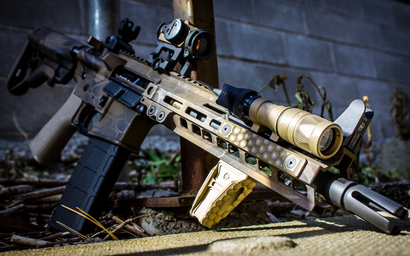 Custom Rifle done in a Cerakote Kryptek Finish by SHAWN BRADSHAW | Cerakote