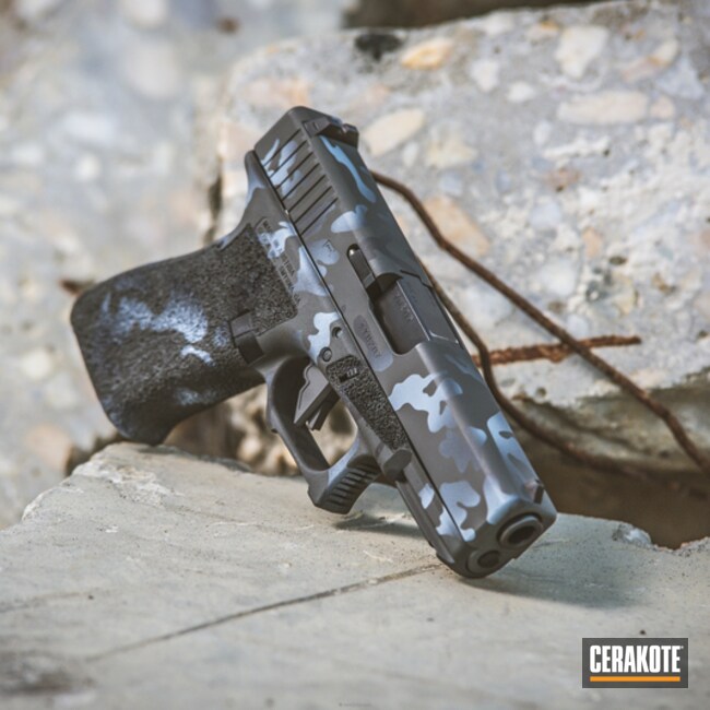 Glock Handgun Done In A Custom Multicam Finish By Web User Cerakote