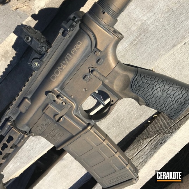 Daniel Defense Rifle In Battleworn Armor Black And Burnt Bronze By Web