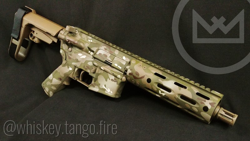 Aero Precision Rifle Build in a Cerakote Camo by Web User | Cerakote