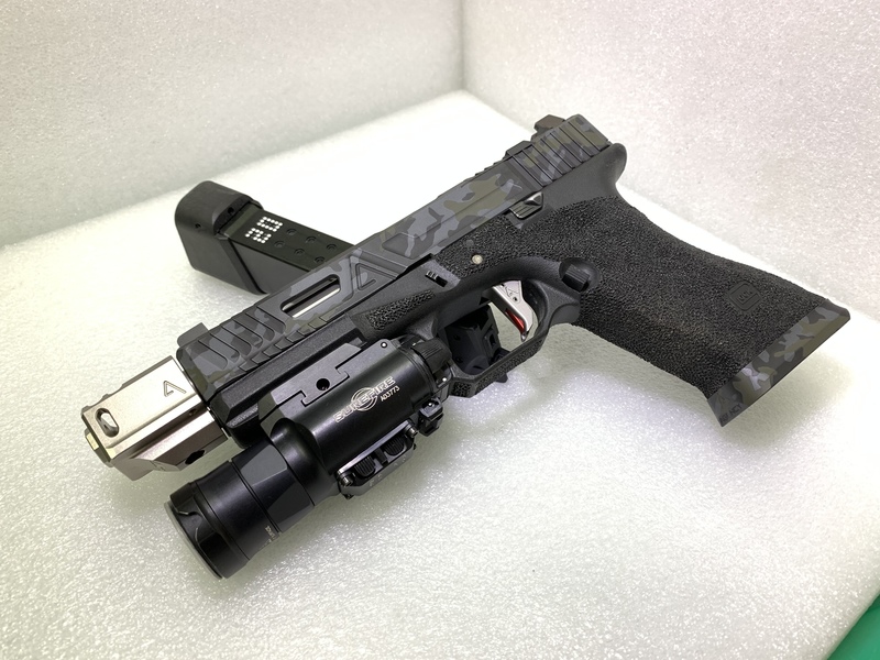 Glock Themed Airsoft Gun in a Cerakote Camo Black Finish by Web User ...