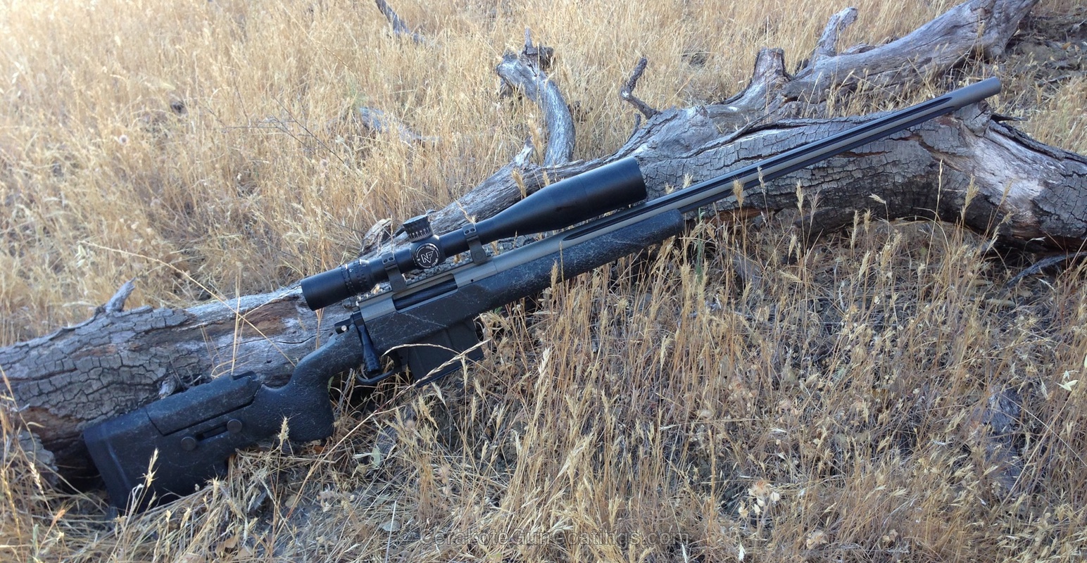 H-234 Sniper Grey with H-146 Graphite Black by CS Custom Rifles | Cerakote