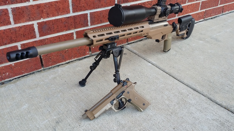 Color Matched Rifle and Handgun by BRIAN LOHMAN | Cerakote