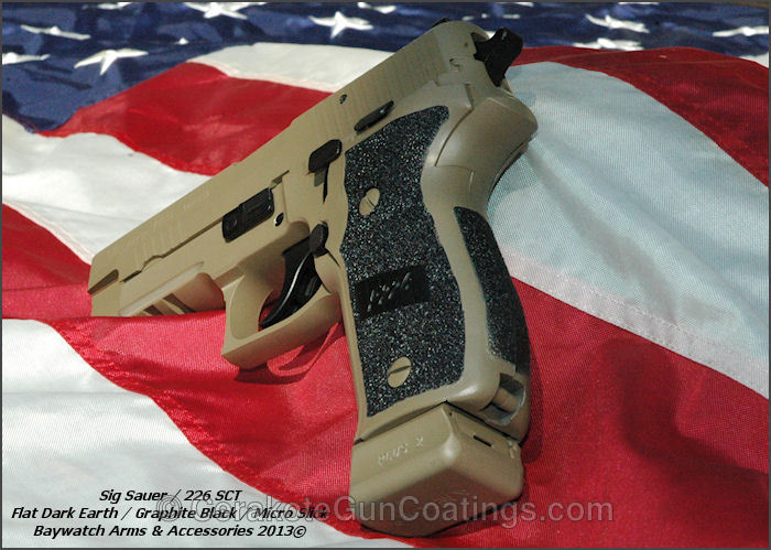 H-265 Flat Dark Earth with H-146 Graphite Black and C-110 Micro Slick ...