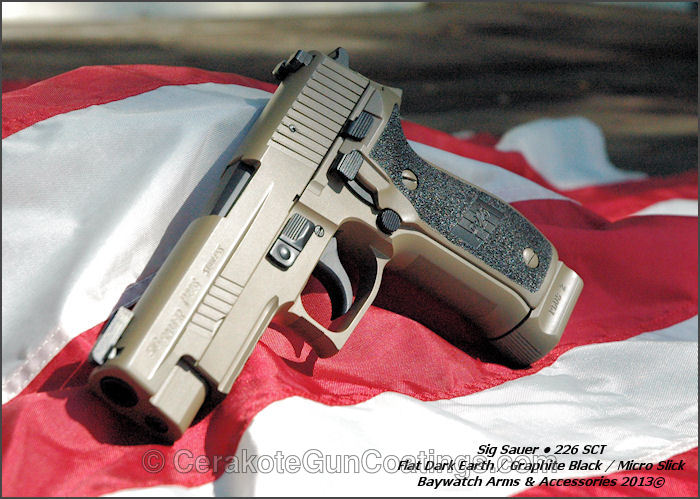 H-265 Flat Dark Earth with H-146 Graphite Black and C-110 Micro Slick ...