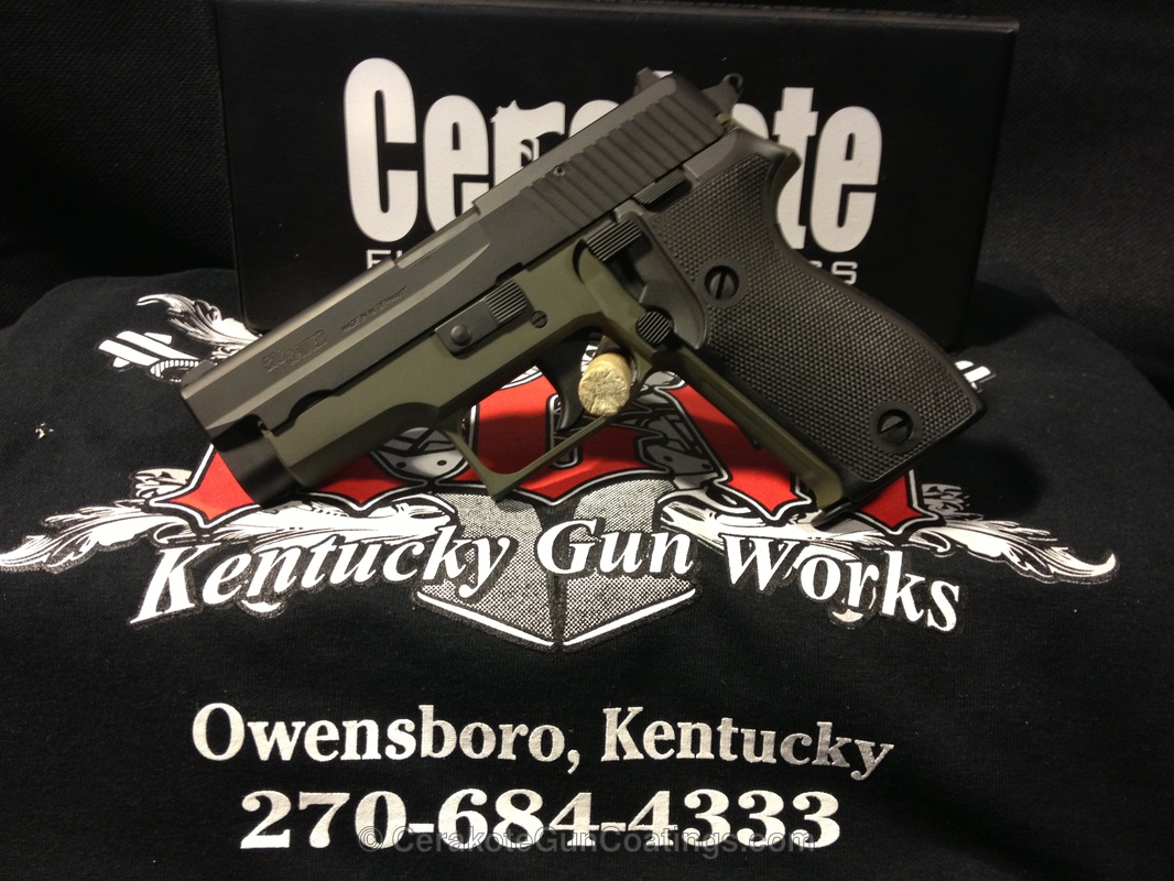 H-146 Graphite Black with H-240 Mil Spec O.D. Green by Kentucky Gun ...