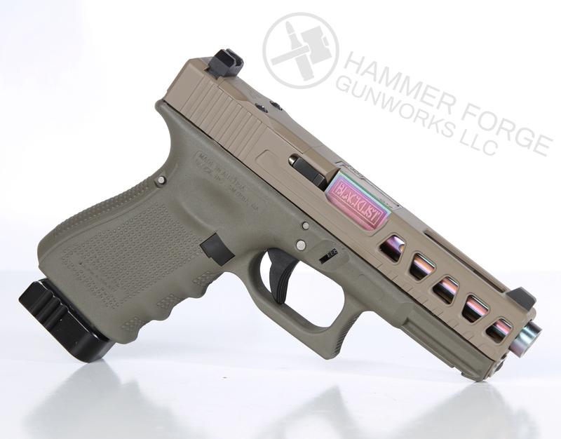 Glock 19 with a Cerakote H-267 by PAUL KEYS | Cerakote