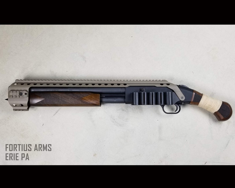 Two Toned Shotgun finished in Graphite Black and Magpul® Flat Dark ...