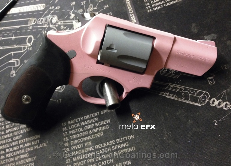 H-244 Bazooka Pink with H-234 Sniper Grey by Metal EFX | Cerakote