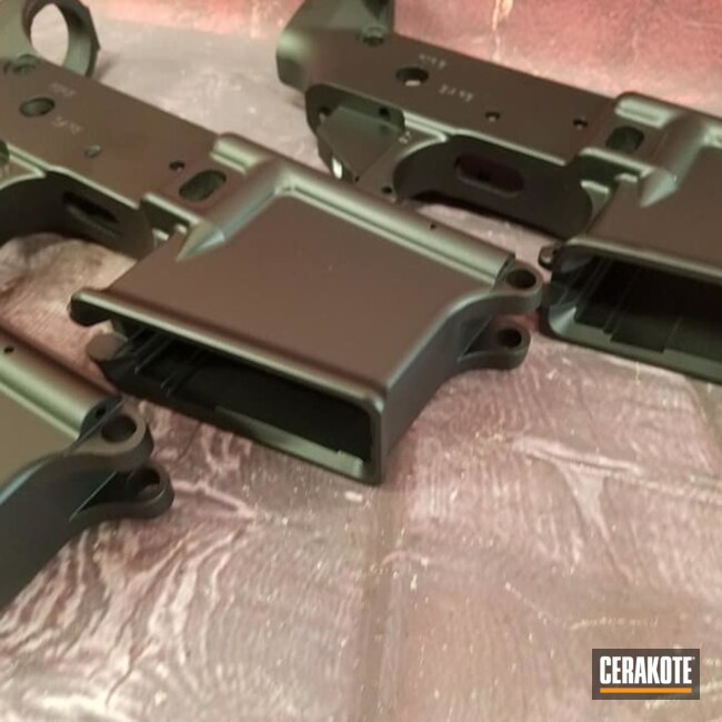 Ar 15 Lower Receivers Featuring Graphite Black Cerakote