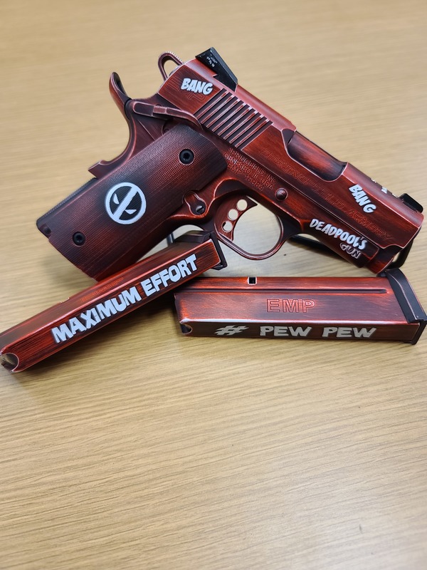 Cerakoted Deadpool | Cerakote Gallery
