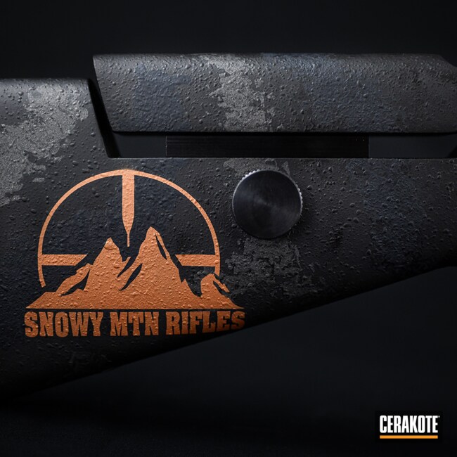 Custom Bolt Action Rifle Cerakoted Using Magpul® Stealth Grey Cobalt