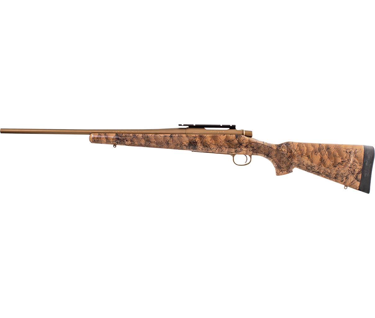 Custom Camo Remington Bolt Action Rifle Cerakoted using Patriot Brown ...
