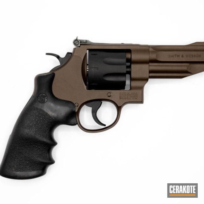 Smith And Wesson Revolver Cerakoted Using Vortex® Bronze And Graphite