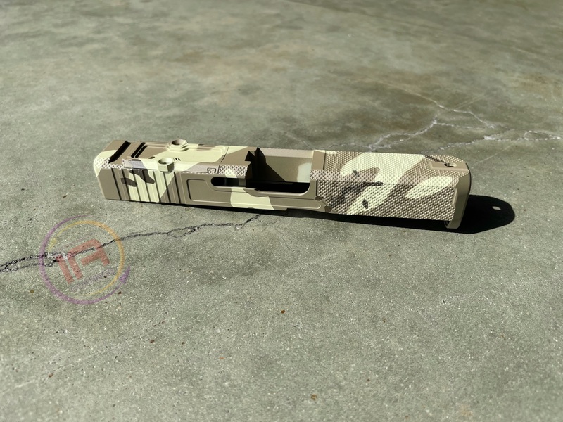 Custom Glock Slide coated in Chocolate Brown, Benelli® Sand and Magpul ...