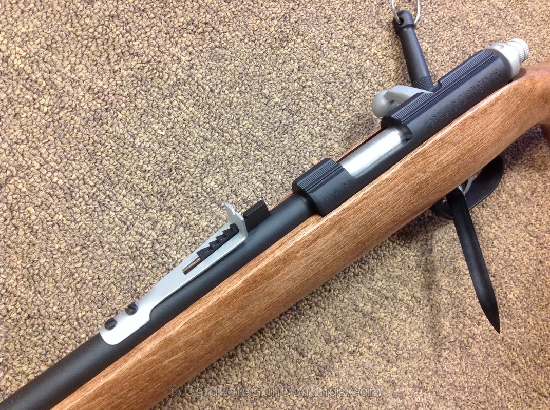 H-190 Armor Black with H-255 Crushed Silver by Frank Pecoraro | Cerakote