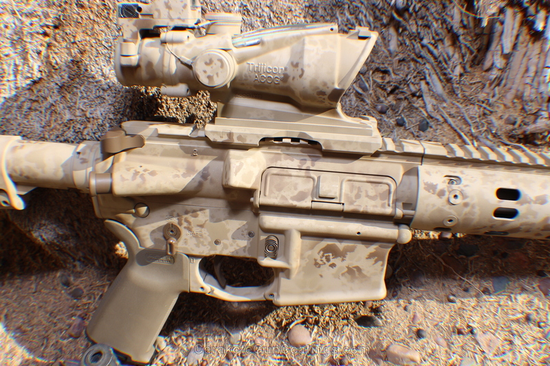 H-199 Desert Sand with H-226 Patriot Brown by tim | Cerakote