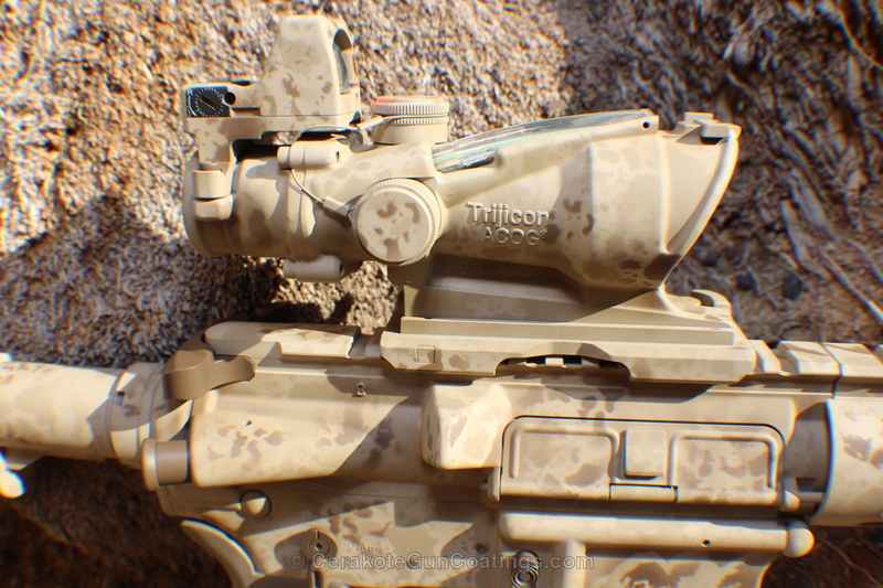 H-199 Desert Sand with H-226 Patriot Brown by tim | Cerakote