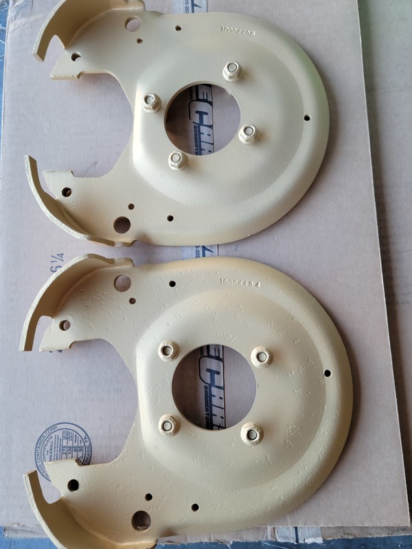 Rear Axle Mounting Brackets Cerakoted using Gold | Cerakote