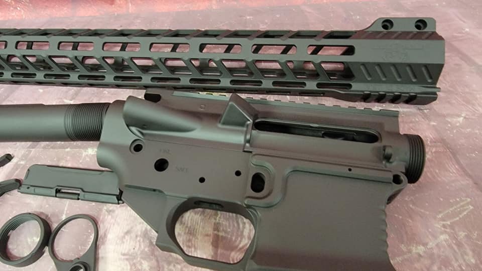 AR Parts Cerakoted using Graphite Black | Cerakote