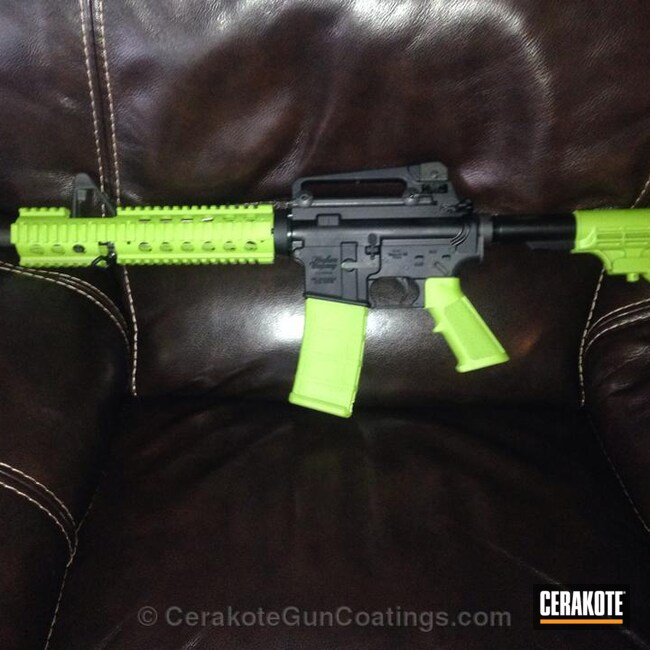 H-168 Zombie Green with H-146 Graphite Black by Jeff Hoshaw | Cerakote