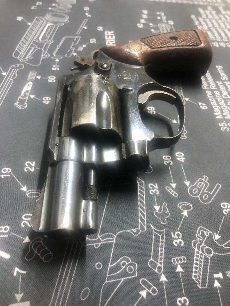 Smith & Wesson Revolver Restoration Cerakoted using Satin Aluminum and ...