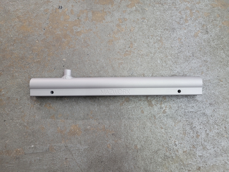 Fuel Rail coated in Titanium | Cerakote