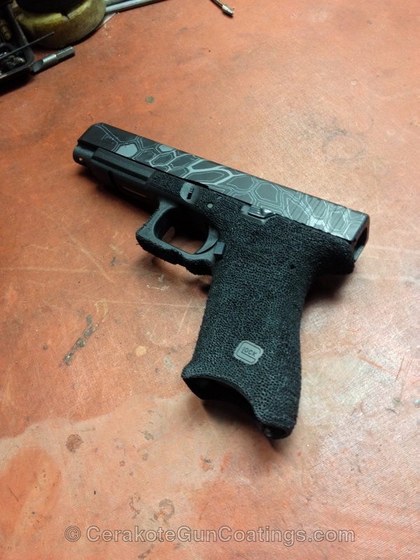 H-190 Armor Black with H-227 Tactical Grey by Michael Varela | Cerakote